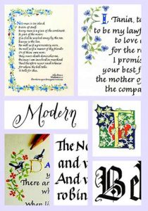 Professional Calligraphy in Brisbane by Peter Taylor's Calligraphics